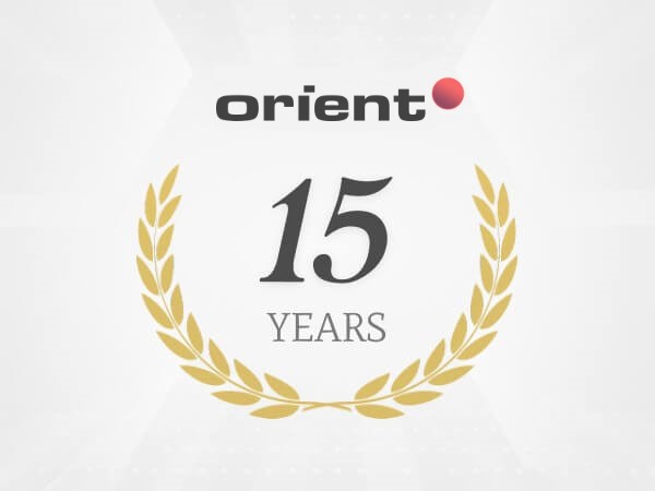 Orient Software Celebrates its 15th Anniversary